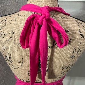 VENUS | Tops | Venus Hot Pink Summer Halter Top Medium | Poshmark